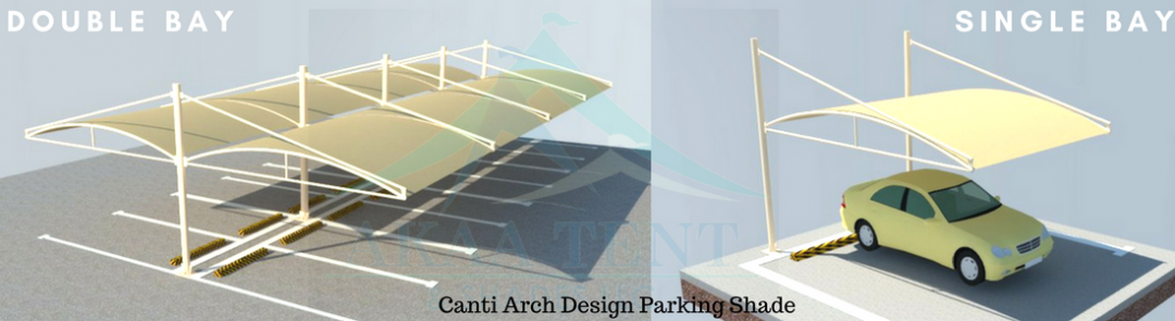 Cantilever Car Parking Shades Structure - Best Solution for Parking
