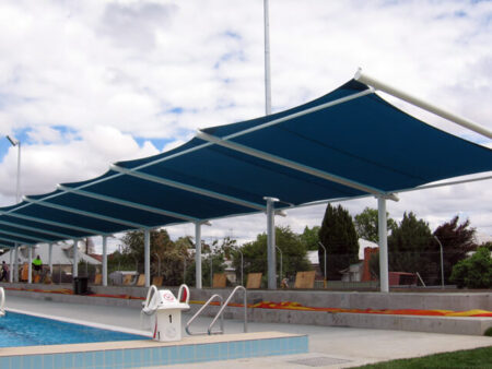 Swimming Pool Shades - AKAA Tents and Shades LLC